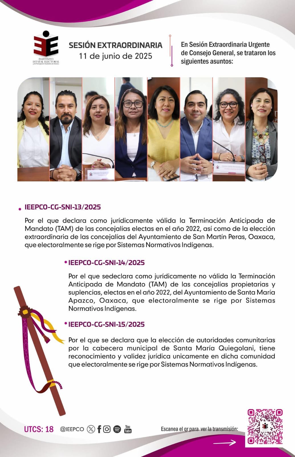 Valida IEEPO Terminación Anticipada de Mandato a Elpidio Ramírez en San ...